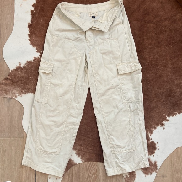 Universal Thread | Jeans | Universal Thread White Jean Cargo Pants | Poshmark